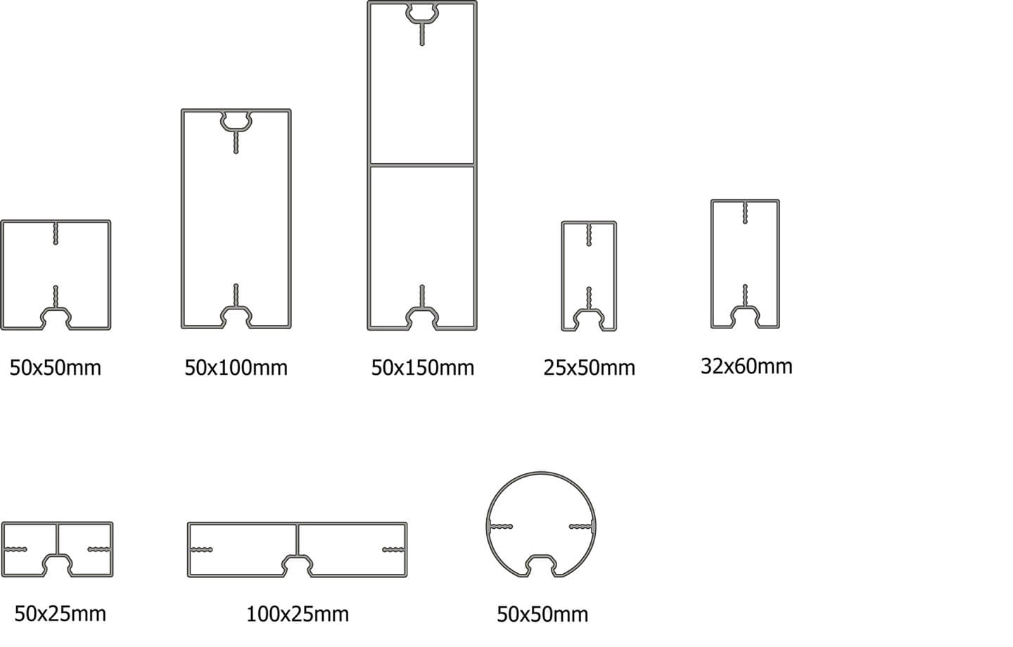 Aluminium Click-on Batten Tech Specs - Sculptform