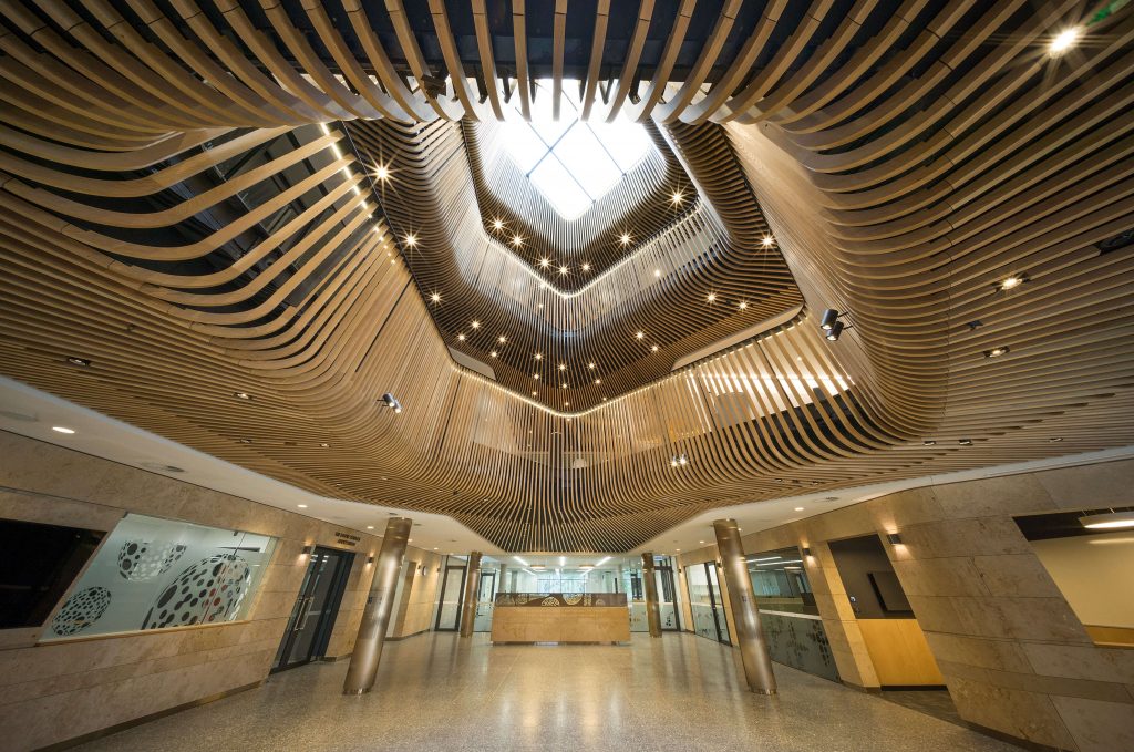 Watergardens Food Court's Aluminium Ceiling | Sculptform