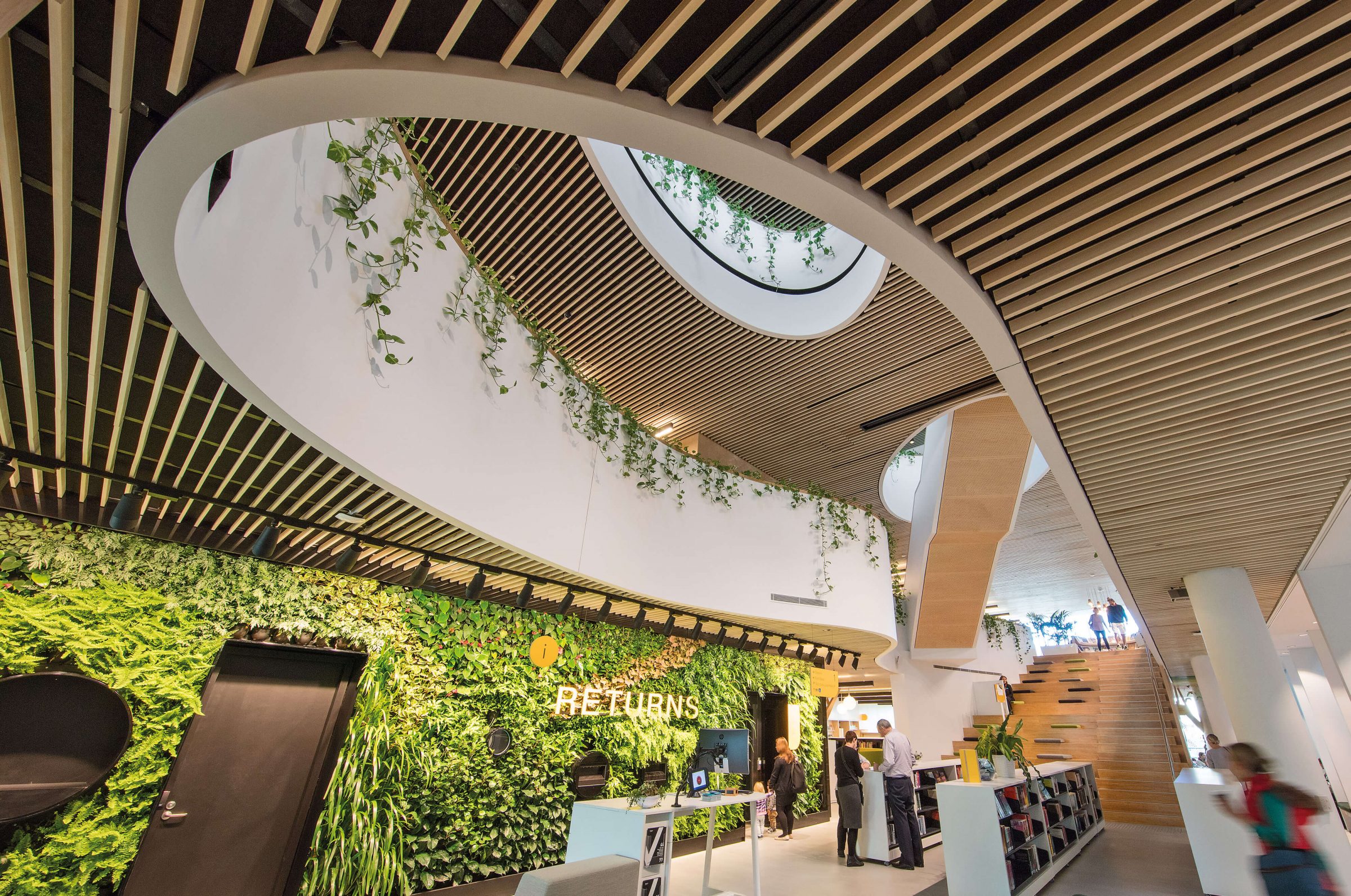 Timber Batten Ceilings - Sculptform