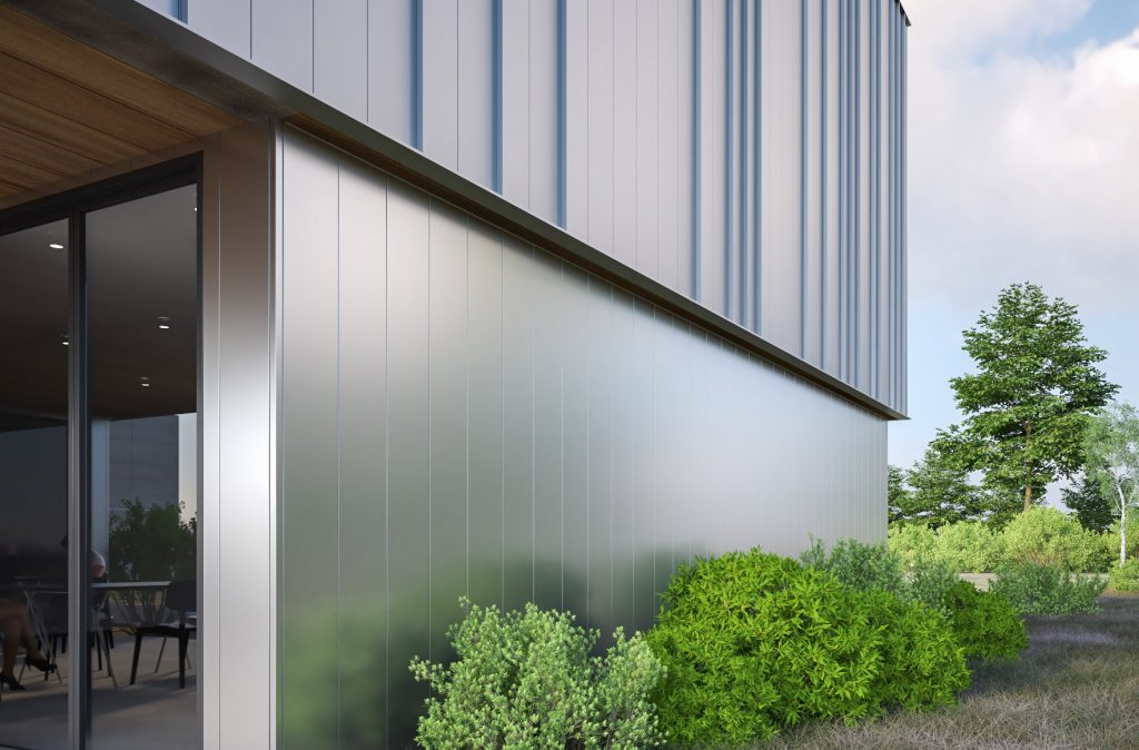Aluminium Click-on Cladding - Metal Cladding - Sculptform