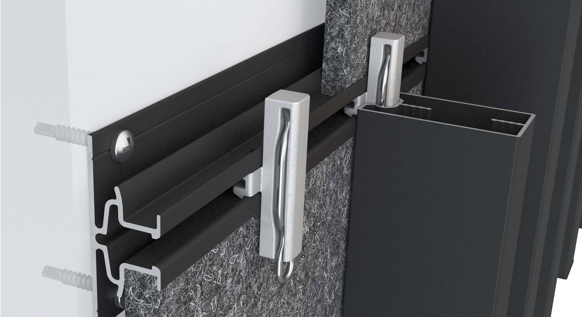 Aluminium Click-on Battens - Sculptform