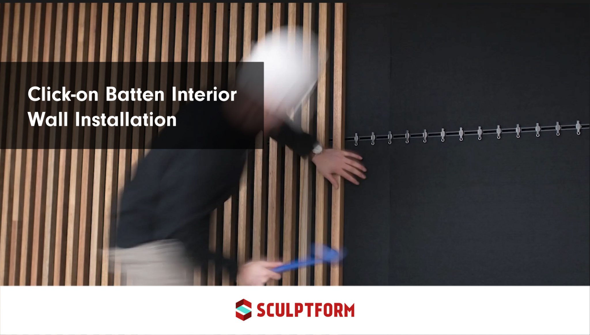 Click-on Batten Installation - Sculptform