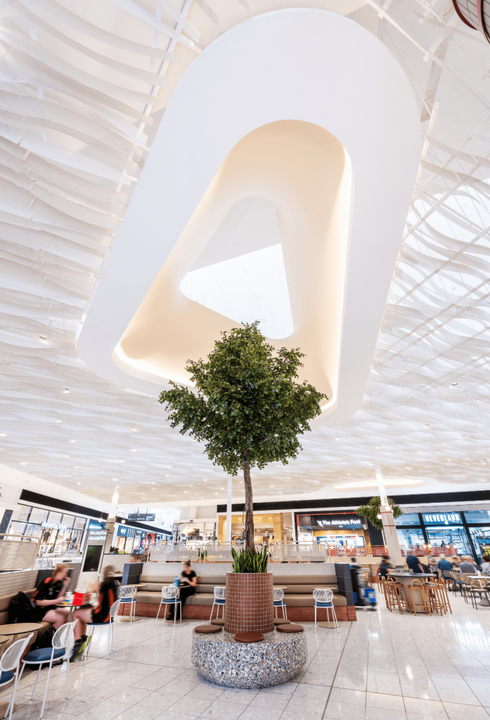 Watergardens Food Court's Aluminium Ceiling | Sculptform