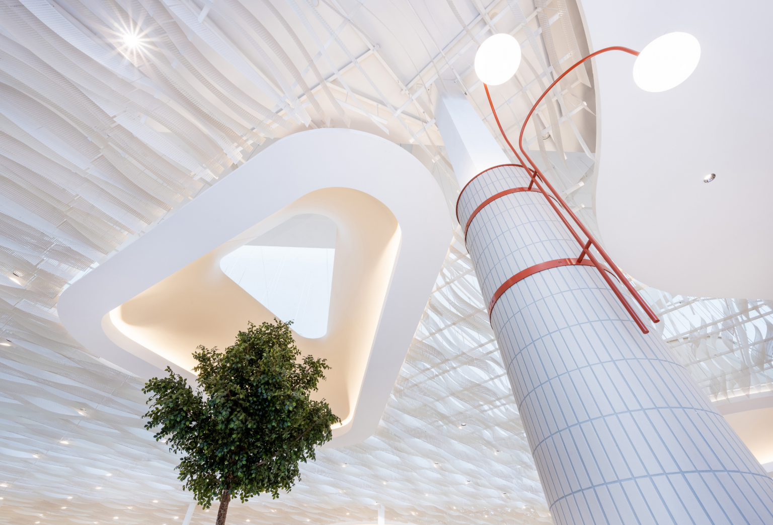Watergardens Food Court's Aluminium Ceiling | Sculptform
