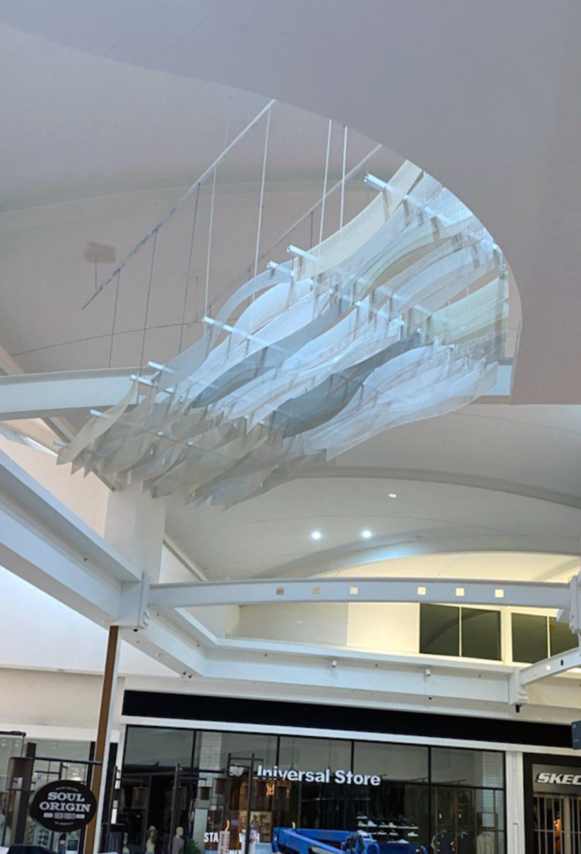 Watergardens Food Court's Aluminium Ceiling | Sculptform