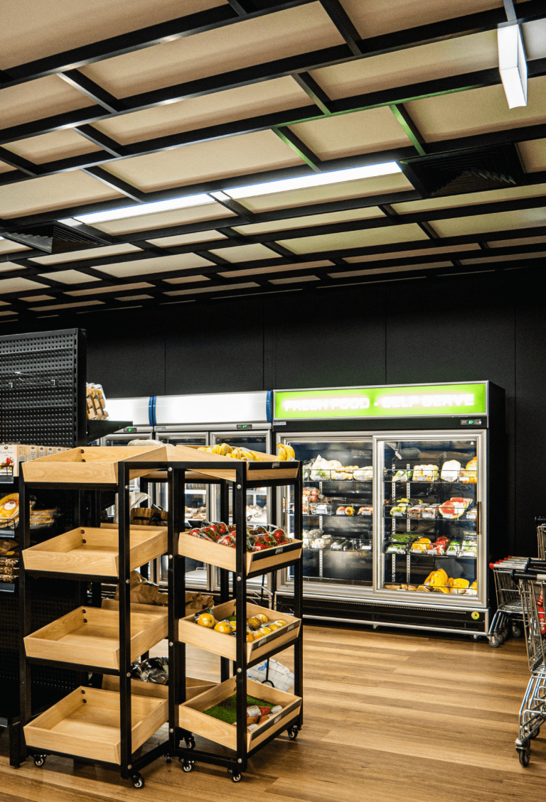 Custom Ceiling of Grocery Store - Sculptform