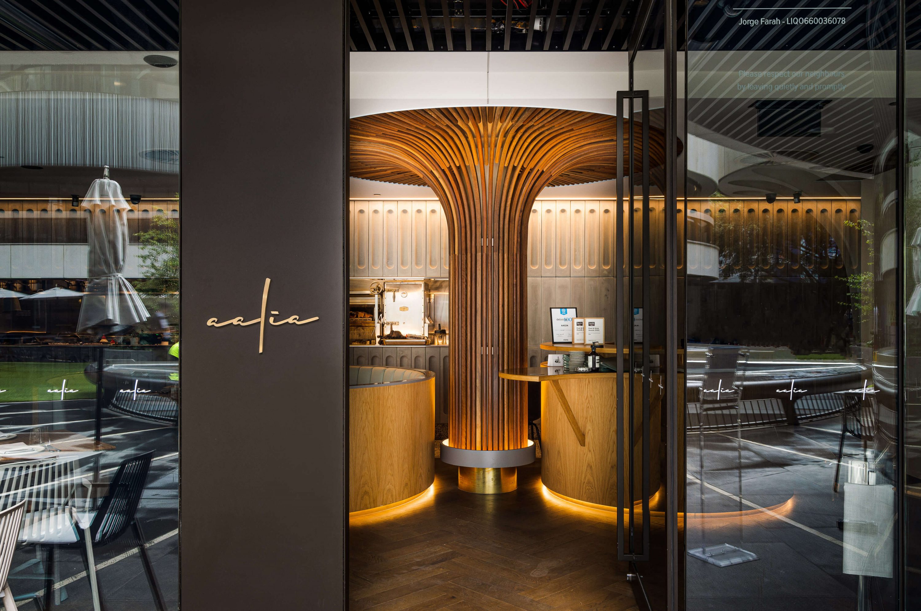 Aalia Restaurant - Sculptform