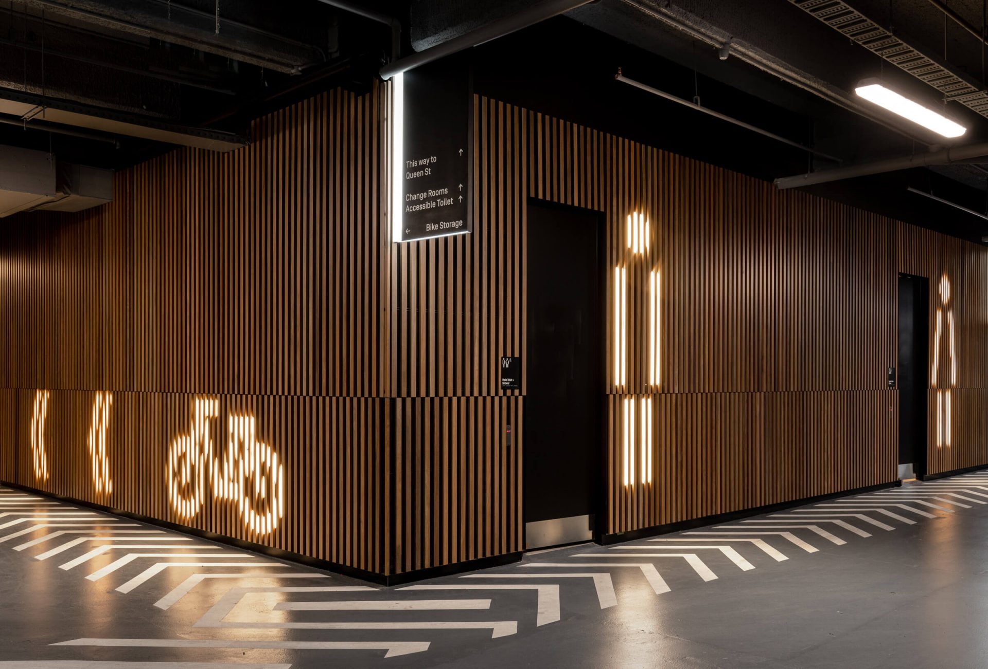End of Trip Facility at 179 Queen Street - Sculptform
