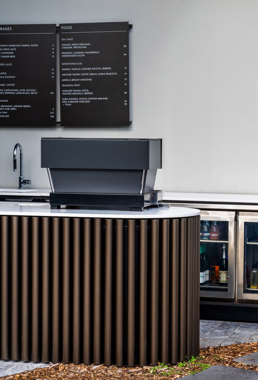 Anodised Aluminium Battens at Alba - Sculptform