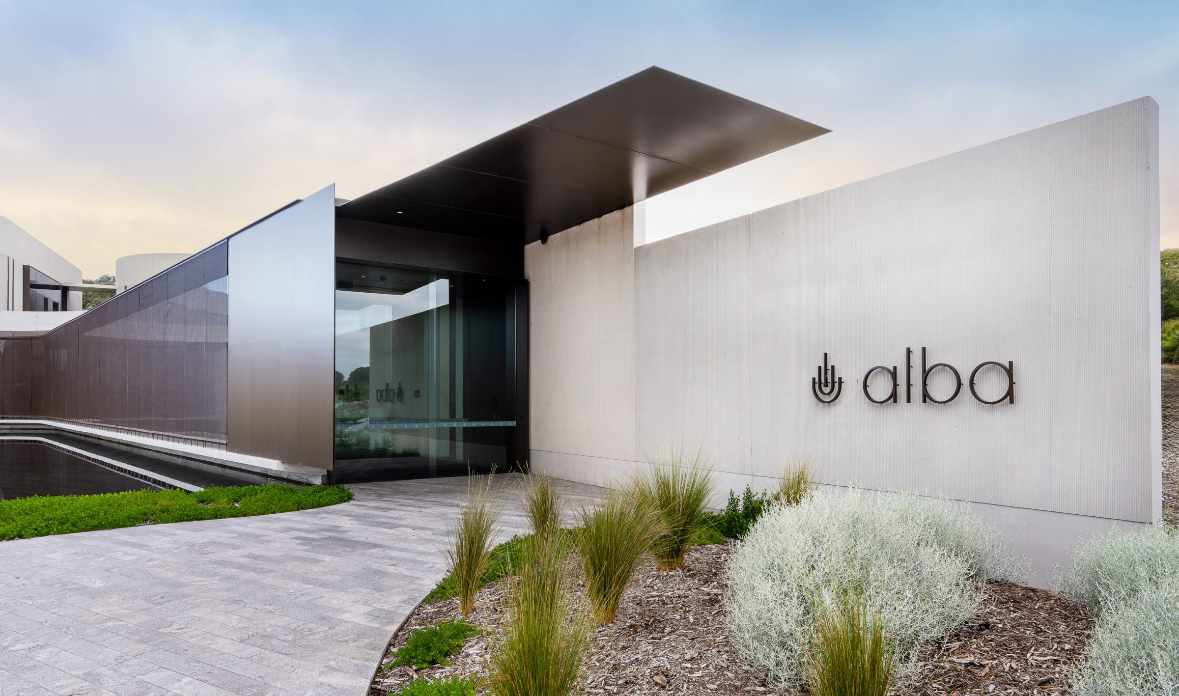 Anodised Aluminium Battens at Alba - Sculptform