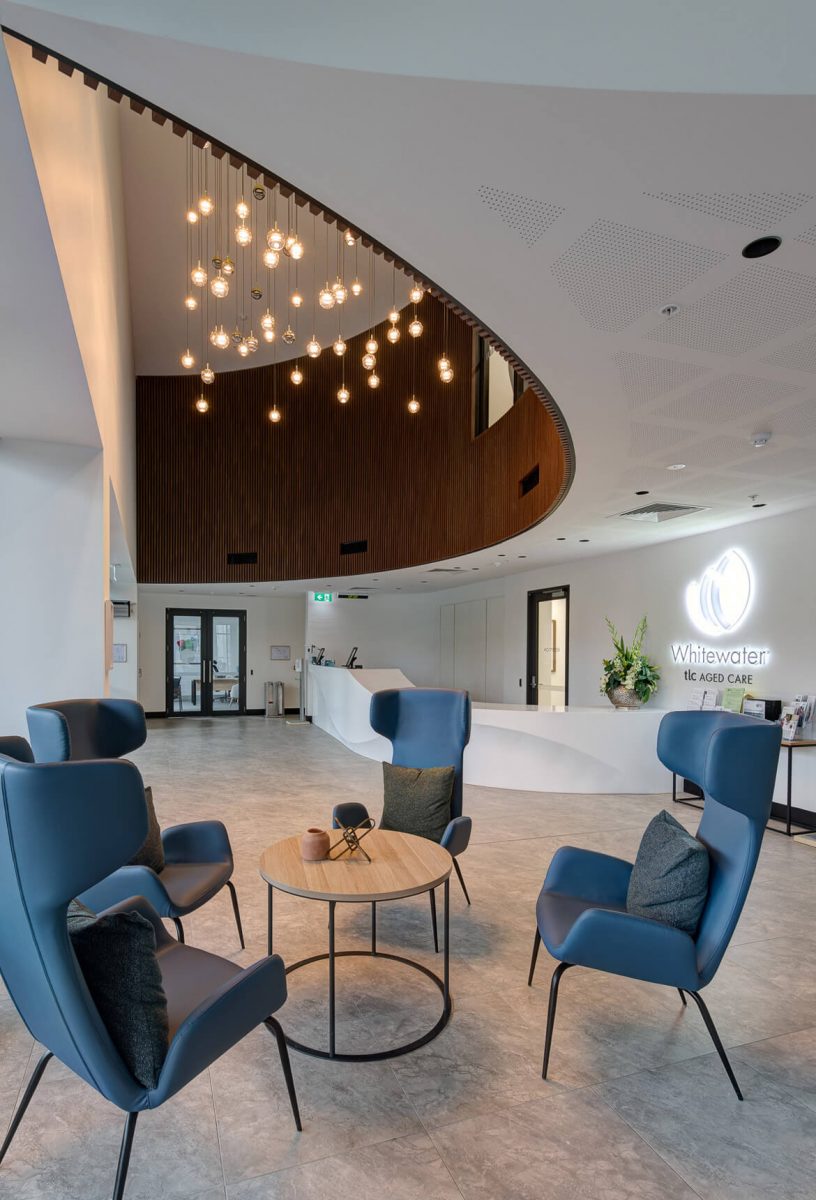 Curved Aluminium Cladding for TLC Whitewater - Sculptform