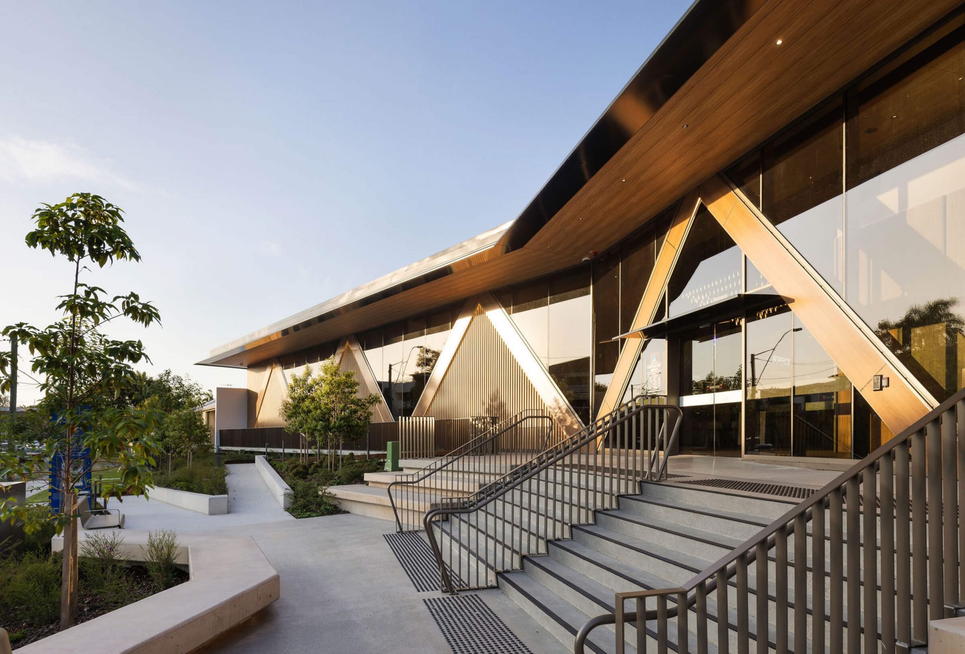 Tree Canopy-Inspired Facade at Everton Park Library - Sculptform