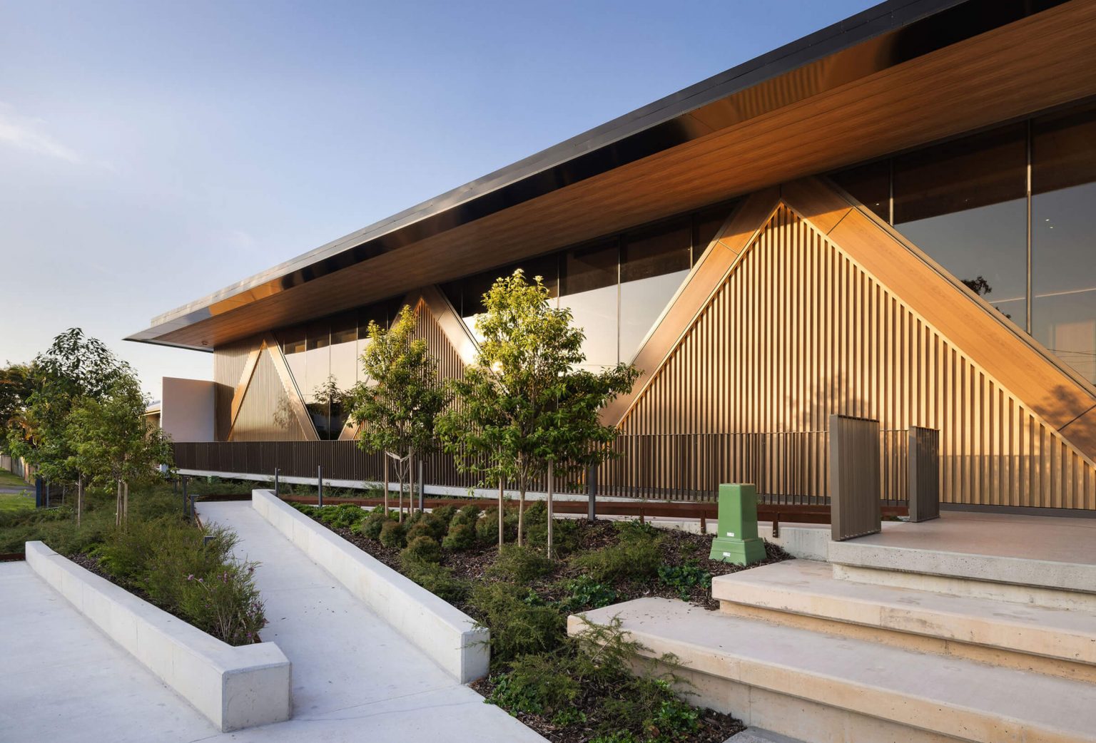 Tree Canopy-Inspired Facade at Everton Park Library - Sculptform