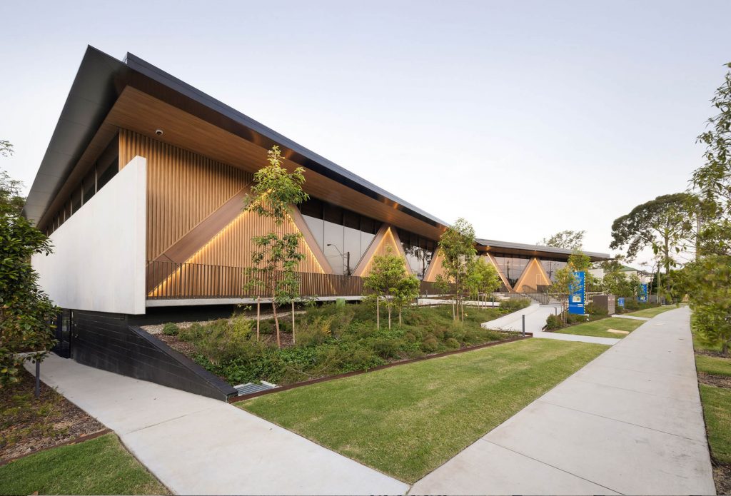 Tree Canopy-Inspired Facade at Everton Park Library - Sculptform