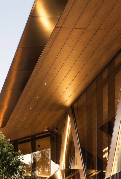 Tree Canopy-Inspired Facade at Everton Park Library - Sculptform