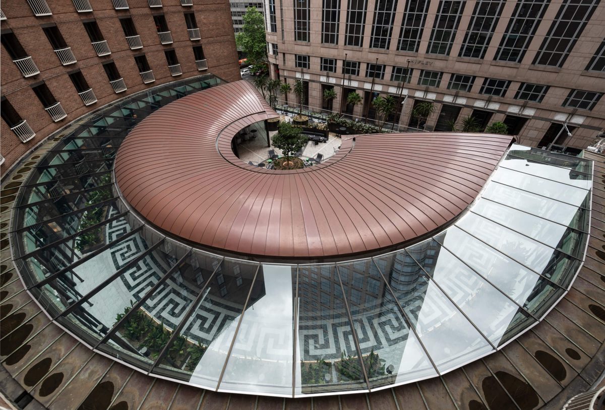 Parametric Curved Timber Rooftop Canopy | Sculptform Sculptform