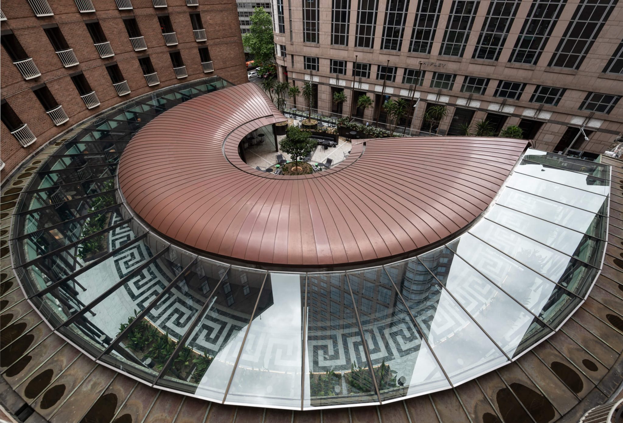 Parametric Curved Timber Rooftop Canopy | Sculptform Sculptform