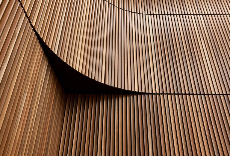 Spotted Gum Battens at the Koorie Heritage Trust - Sculptform